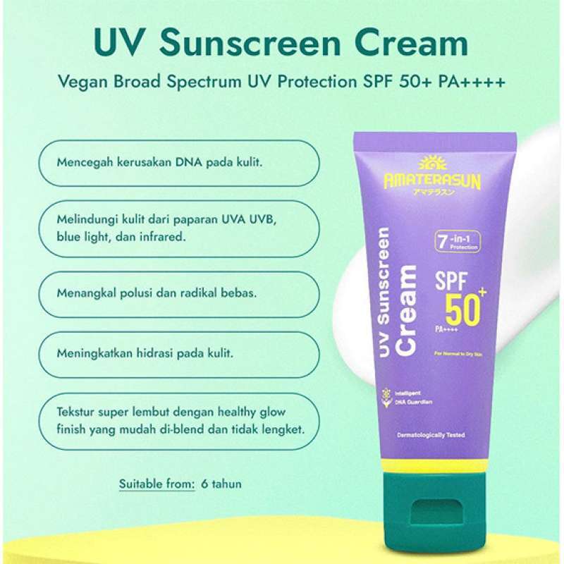 Jual GLAM - all variant AMATERASUN UV Sunscreen Serum SPF 50+ PA++ ...