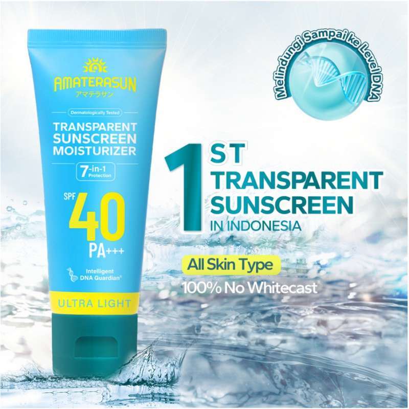 Jual GLAM - all variant AMATERASUN UV Sunscreen Serum SPF 50+ PA++ ...