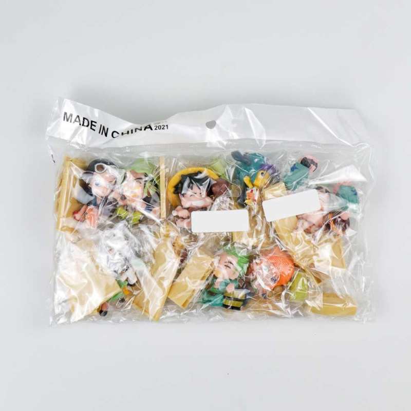 Jual Mainan Action Figure One Piece The Straw Hats Pirates 9 PCS Actuon ...
