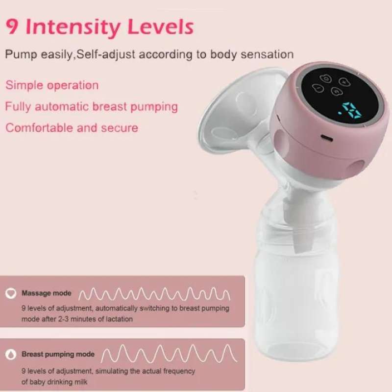 Jual Yunos Pompa ASI Elektrik Breast Pump Breastmilk Rechargeable JSL ...