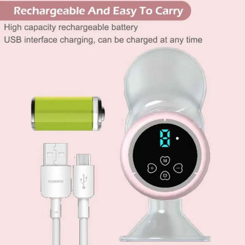 Jual Yunos Pompa ASI Elektrik Breast Pump Breastmilk Rechargeable JSL ...