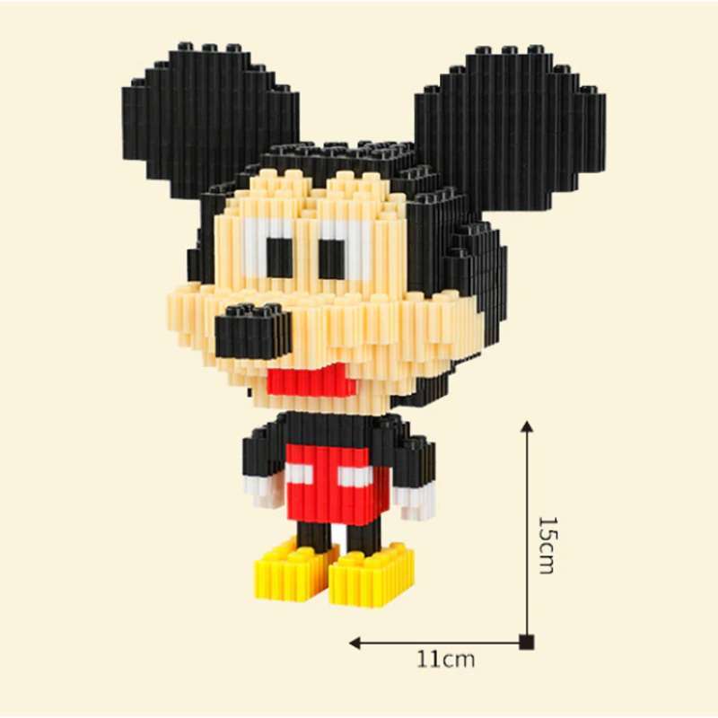 Promo Smy Nano Blocks Mickey & Minnie 3d Model, Mainan Blok Susun, Blok ...