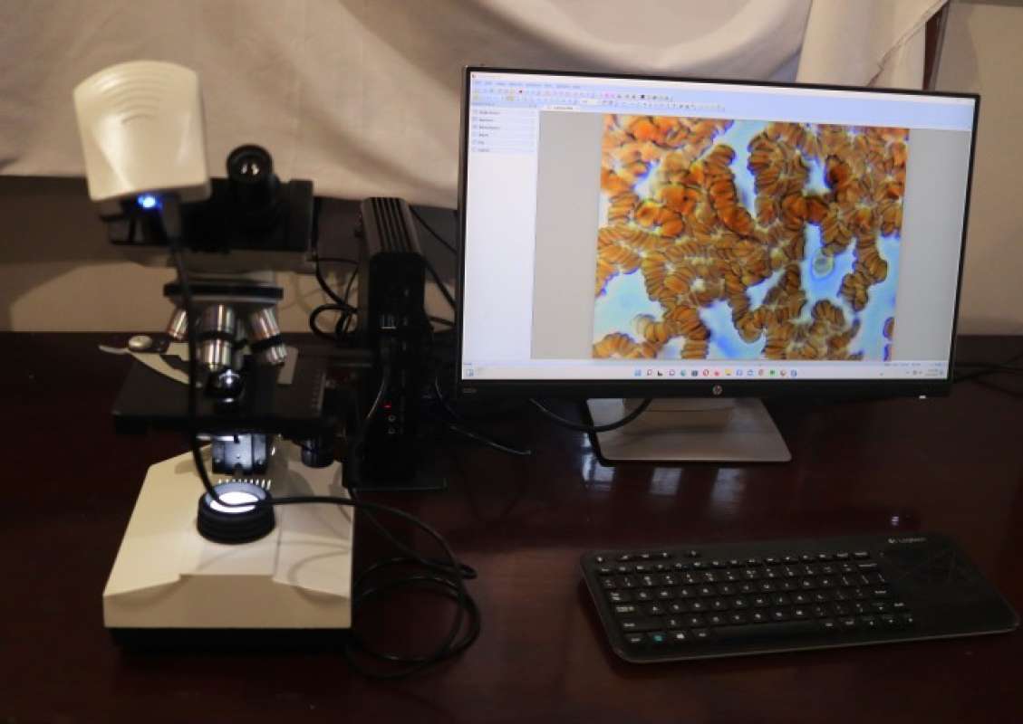 Promo Biological Microscope +HD Camera Mikroskop biologi Kamera HD xsz ...