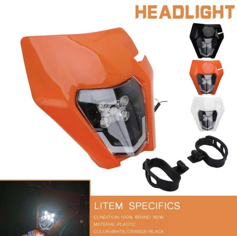 Jual Headlamp KTM LED EXC EXCF 2017-2018-2019-2020 Model Endurotech ...