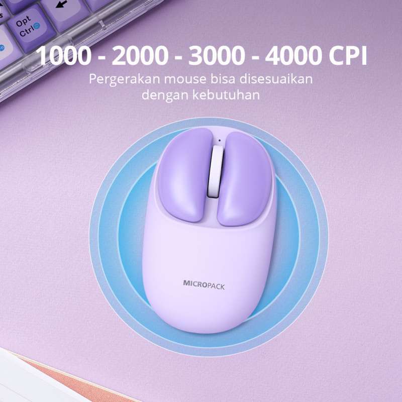 Promo Micropack Mouse Wireless - Lifestyle - 2.4g + Bluetooth Wireless ...