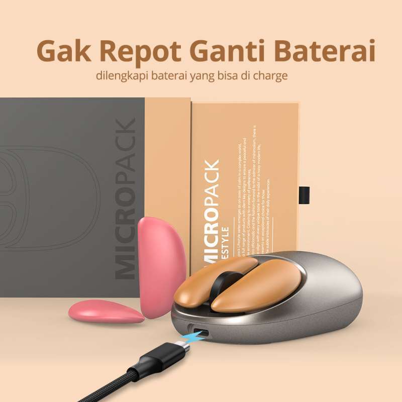 Promo Micropack Mouse Wireless - Lifestyle - 2.4g + Bluetooth Wireless ...