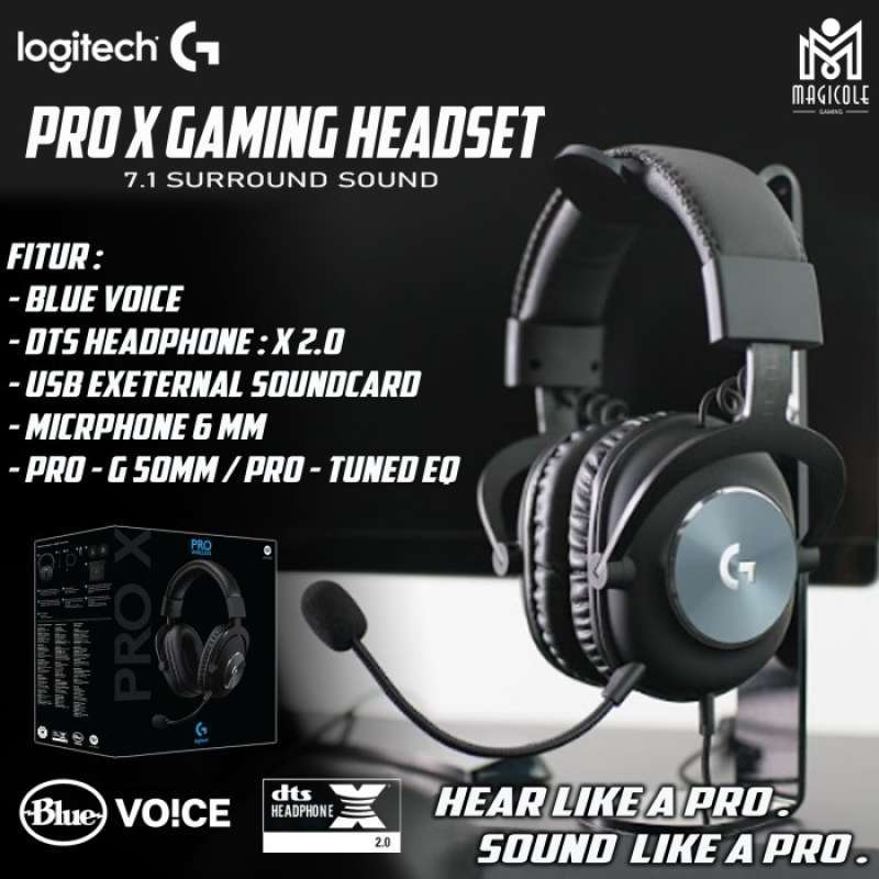 Promo Logitech PRO X Gaming Headset Diskon 9% di Seller SAFKA STORE ...