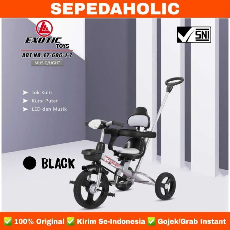 Promo Sepeda Roda Tiga 3 EXOTIC ET 606 1 7 Kursi Putar Ban Karet ...