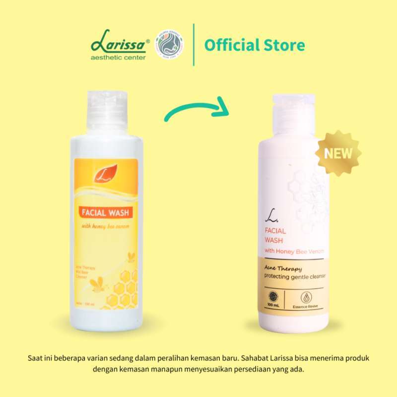 Jual Larissa - Facial Wash Honey Bee Venom Acne di Seller Larissa ...