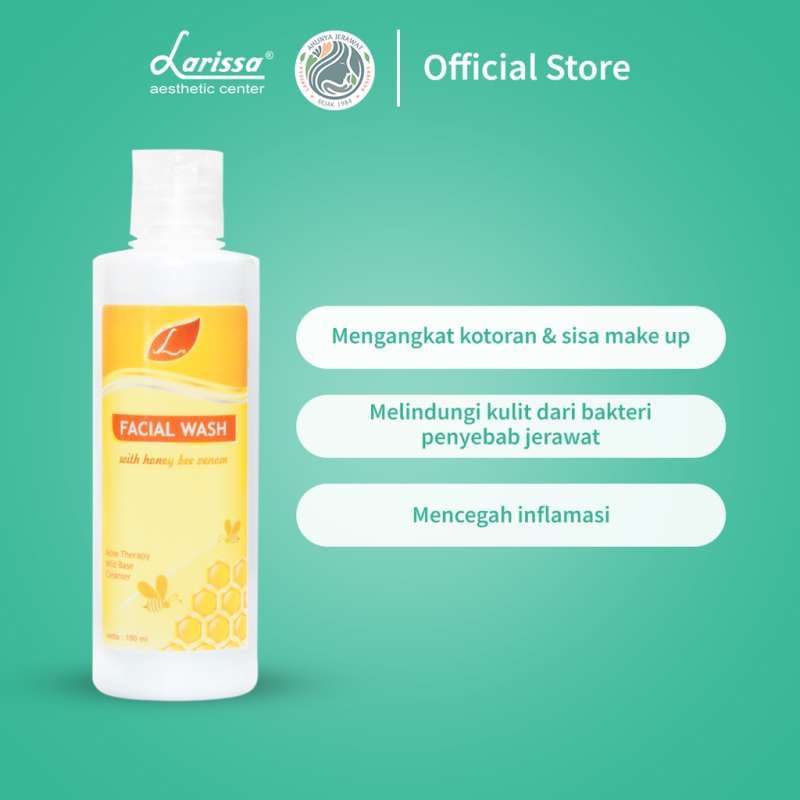 Jual Larissa - Facial Wash Honey Bee Venom Acne di Seller Larissa ...