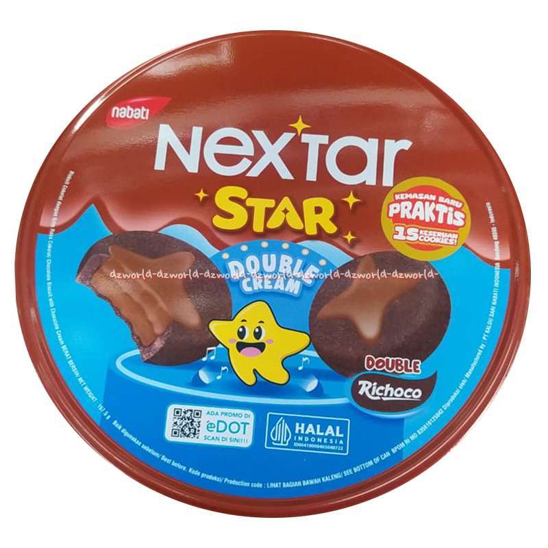 Jual Nabati Nextar Star 157gr Double Cream Richoco Biskuit Isi Krim ...