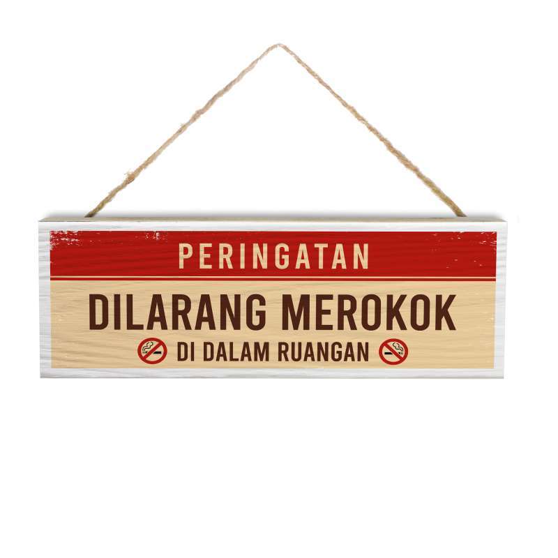 Jual No Smoking Sign Board Di Seller Kayugraphy Padangsambian Kota