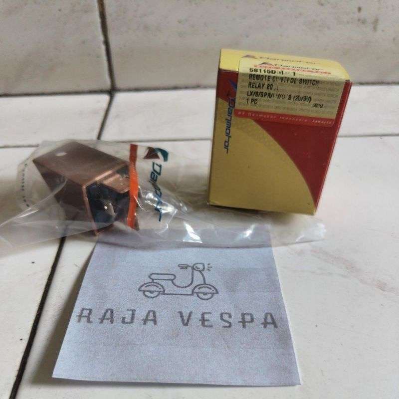 Jual Relay Riley Dinamo Stater Vespa Matic / Remote Control Switch Danmotor 2v 3v di Seller Raja ...