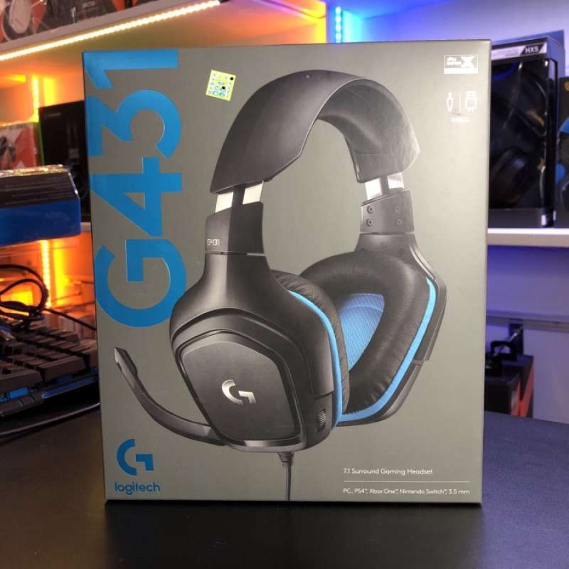 Promo Logitech G431 7.1 Surround Gaming Headset Diskon 9% di Seller SAFKA STORE - Mekarsari, Kab ...