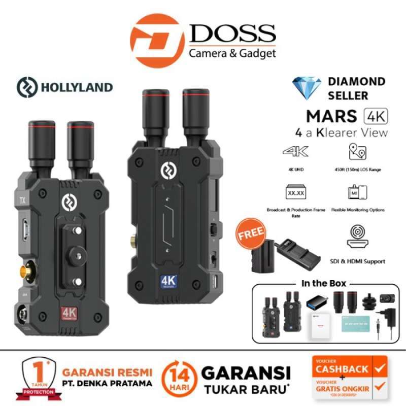 Promo HOLLYLAND MARS 4K WIRELESS VIDEO TRANSMISSION SYSTEM HDMI & SDI ...