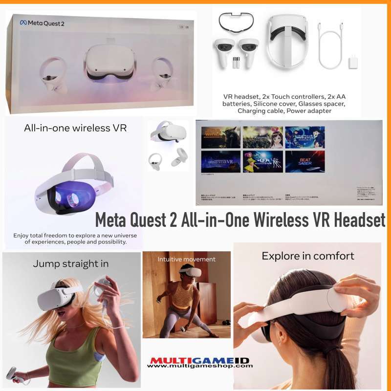 Promo Meta Quest 2 / Oculus 2 All-in-one Wireless Vr Headset (128 Gb) Diskon 11% Di Seller ...
