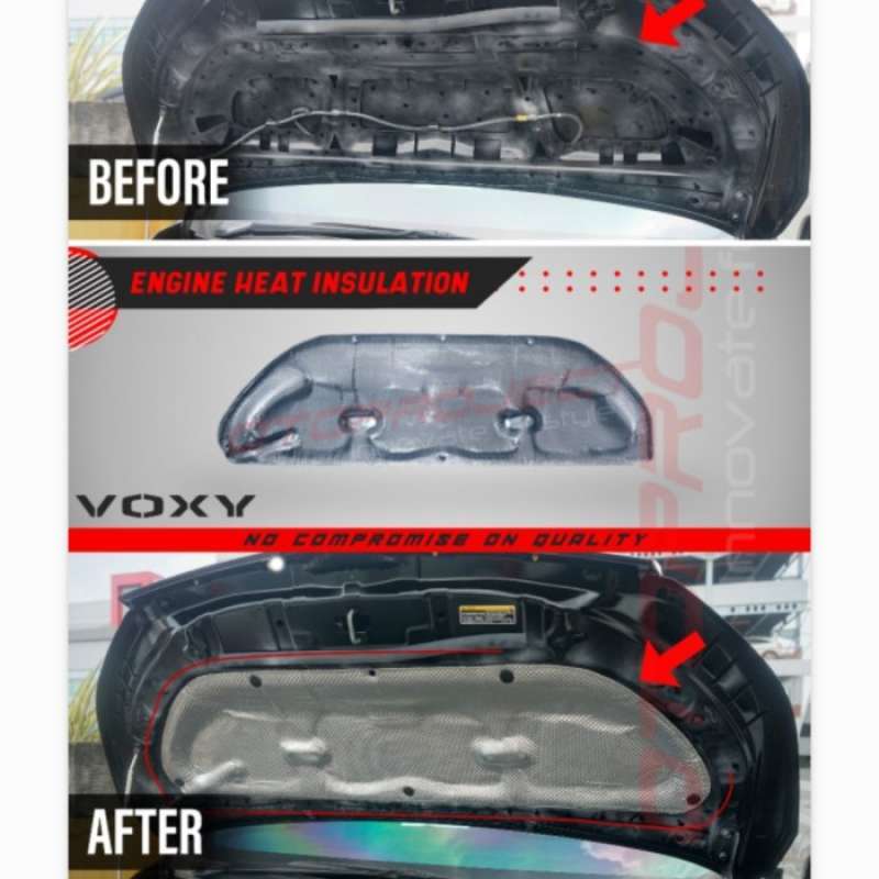 Promo PEREDAM PANAS RUANG MESIN TOYOTA VOXY PREMIUM QUALITY BY ...