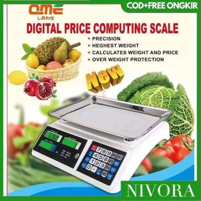 Promo TIMBANGAN DIGITAL 40kg Axlo - bisa untuk Laundry, buah, sayur ...