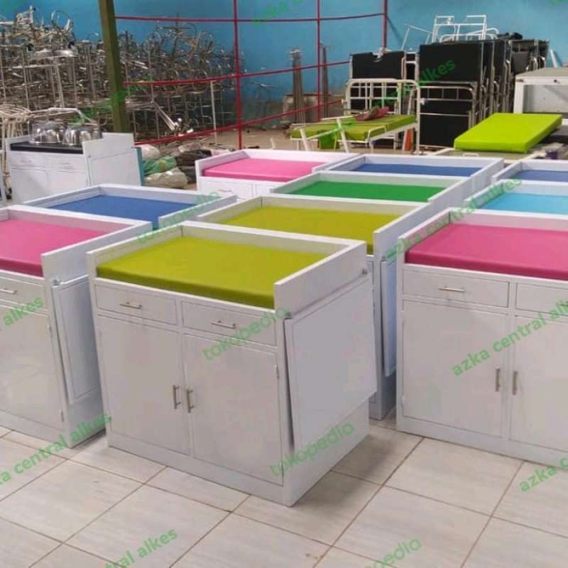 Promo Meja Restitusi/baby Table Besi Plat Diskon 23% Di Seller ...