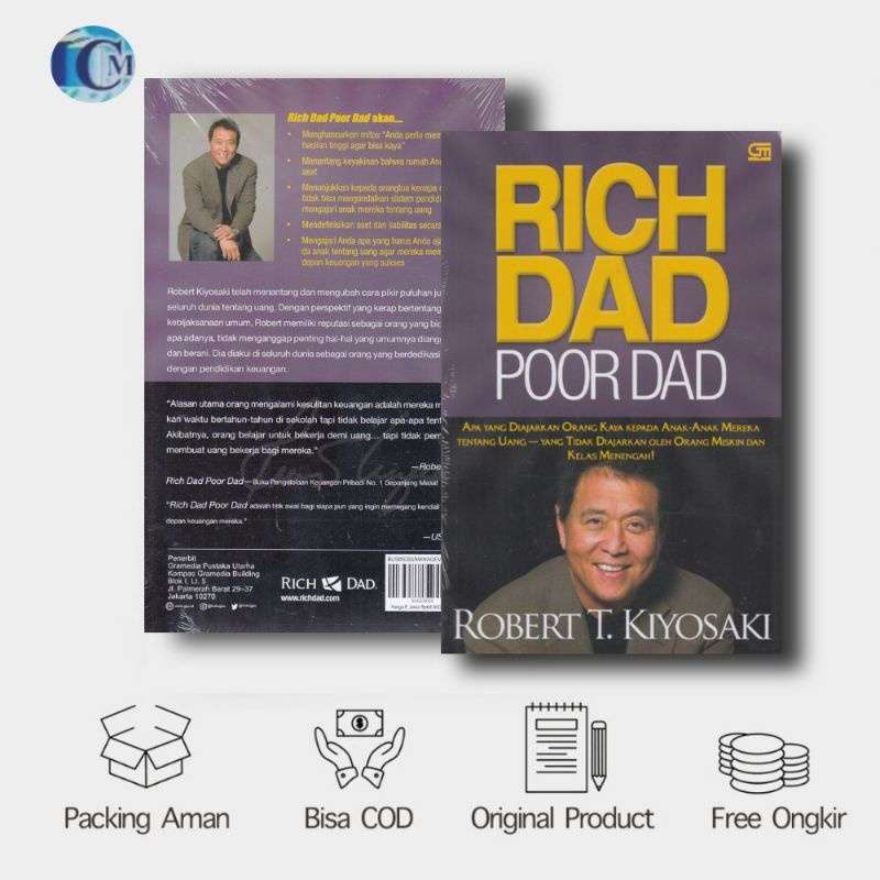 Jual Buku Rich Dad Poor Dad Robert T Kiyosaki Di Seller Cerdas Media