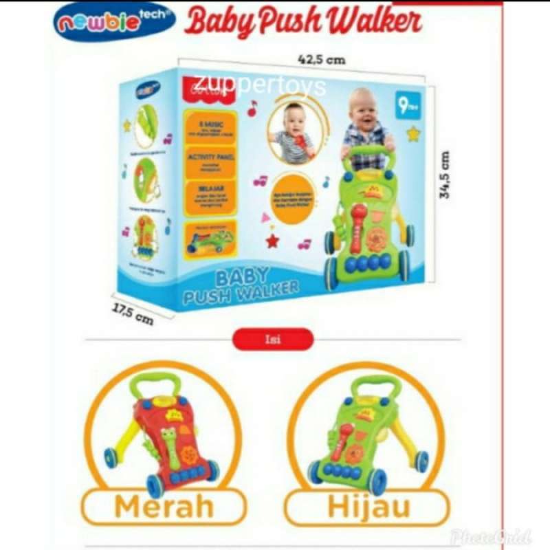 Promo Mainan Baby Push Walker/ Mainan Bayi Alat Bantu Jalan Diskon 27% ...