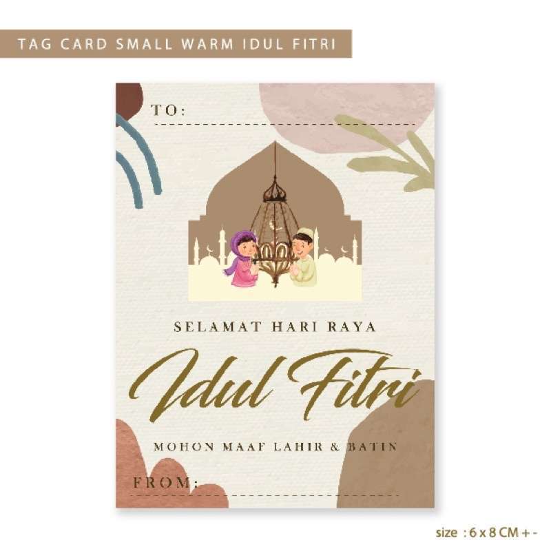 Jual Hang Tag Selamat Menunaikan Puasa Ramadan Idul Fitri Kartu Lebaran ...