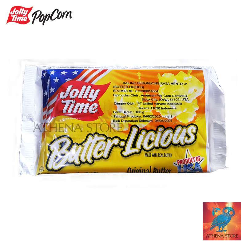 Promo Jolly Time Popcorn BUTTER LICIOUS Original Butter 100 gr Diskon ...