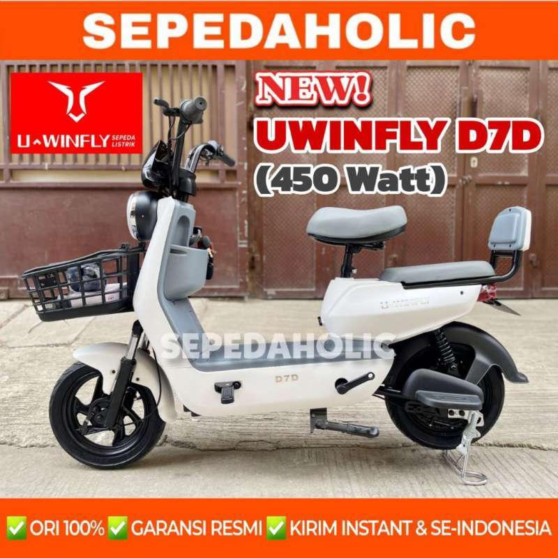 Promo Sepeda Listrik UWINFLY D7D Terbaru 450 Watt Electric E Bike ...