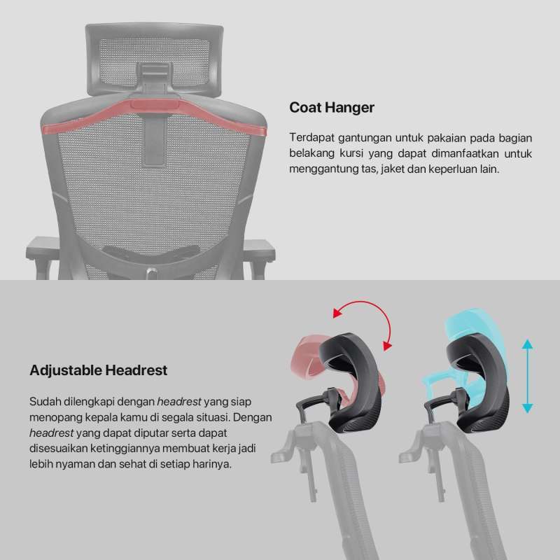 Jual Fantech OCA259 Pro / OC-A259 Pro Premium Office Chair Kursi Kerja ...
