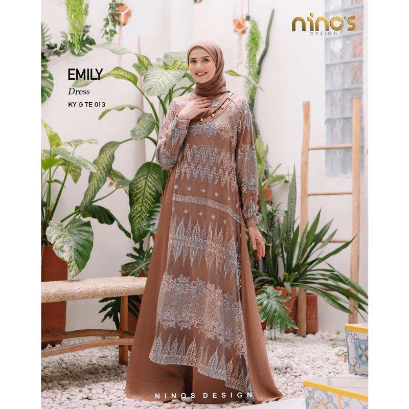 Jual Emily Dress By Ninos Desgin - Mocca Di Seller Nino's Design ...