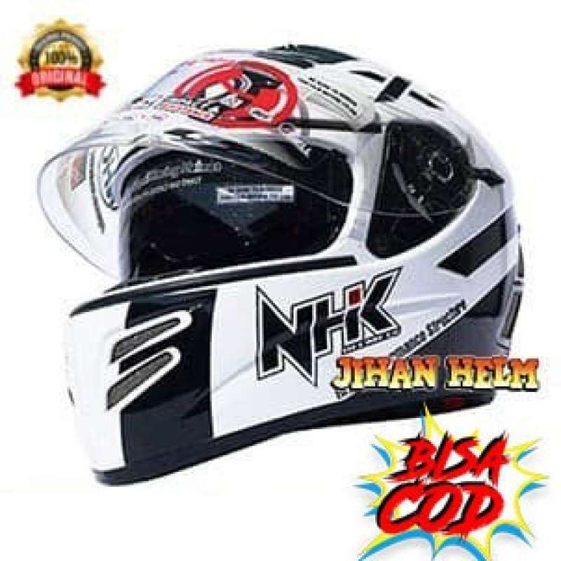 Promo Helm / Helm Nhk / Helm Nhk Full Face Terminator Starbase White ...