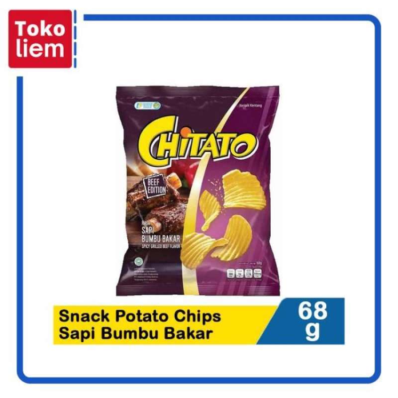 Jual Chitato Snack Potato Chips Sapi Bumbu Bakar 68G di Seller Toko Liem - Tembalang, Kota ...