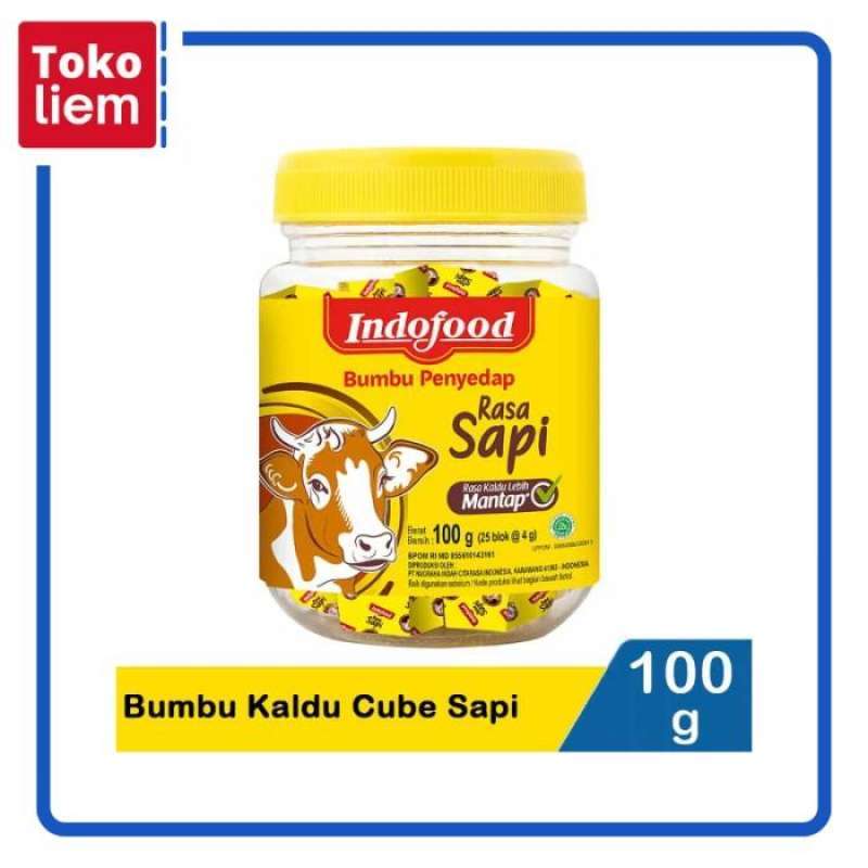 Jual Indofood Bumbu Kaldu Cube Sapi 100g Di Seller Toko Liem ...