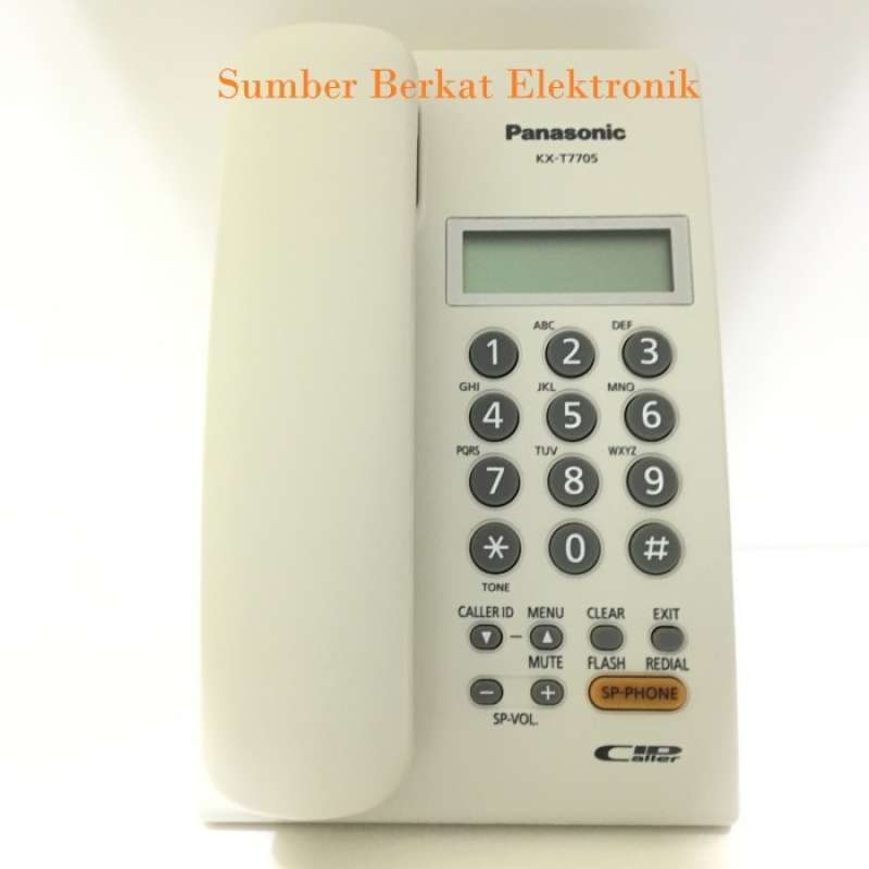 Promo Telephone panasonic KX-T7705 (White) A9 TERBAIK Diskon 2% di ...