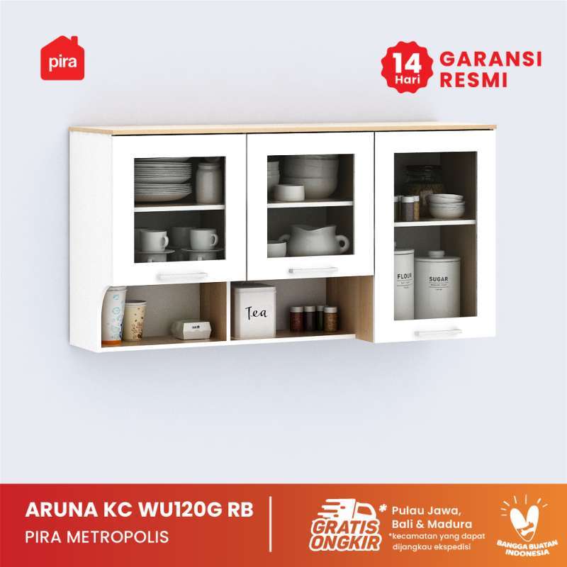 Promo PIRA METROPOLIS OX - ARUNA KC WU120G RB Rak Gantung Dapur ...