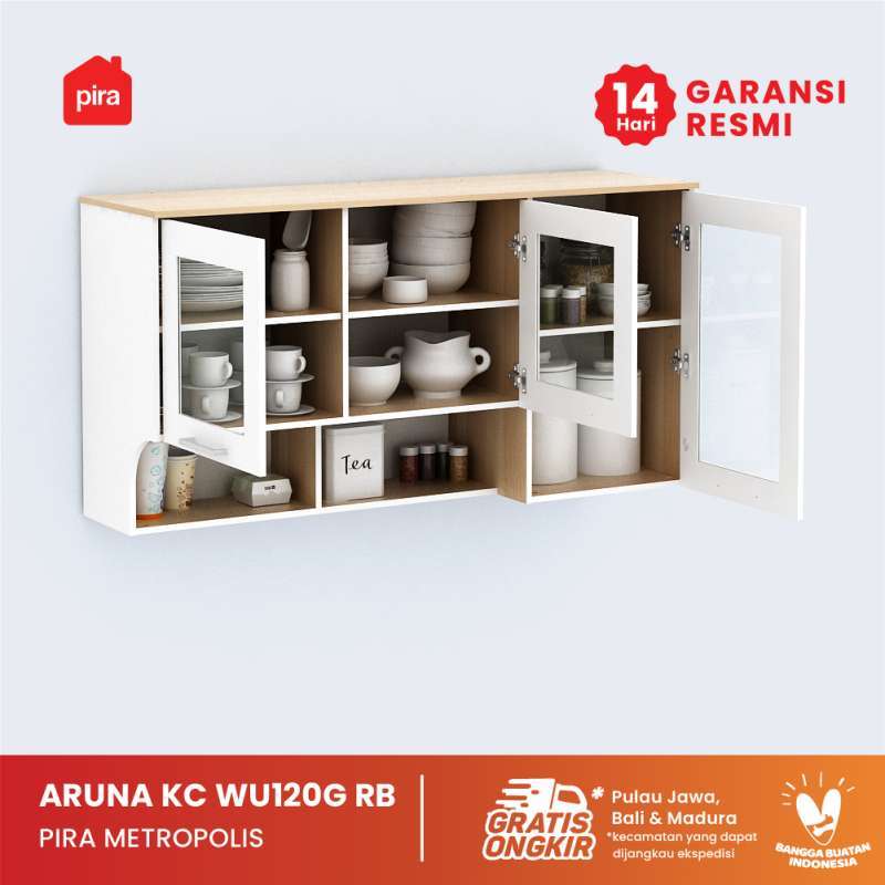 Promo PIRA METROPOLIS OX - ARUNA KC WU120G RB Rak Gantung Dapur ...
