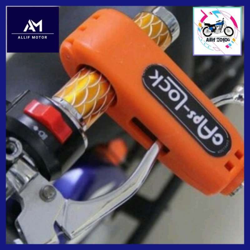 Promo GRIP LOCK CAPSLOCK KUNCI GEMBOK PENGAMAN MOTOR GRIPLOCK CAPS LOCK ...