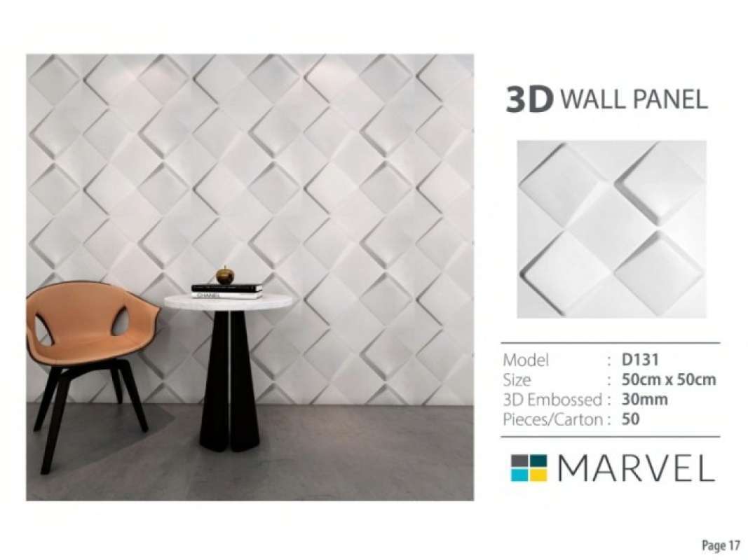 Promo WALLPANEL PVC DEKORASI DINDING 3D - PCS - D131 Diskon 50% di ...