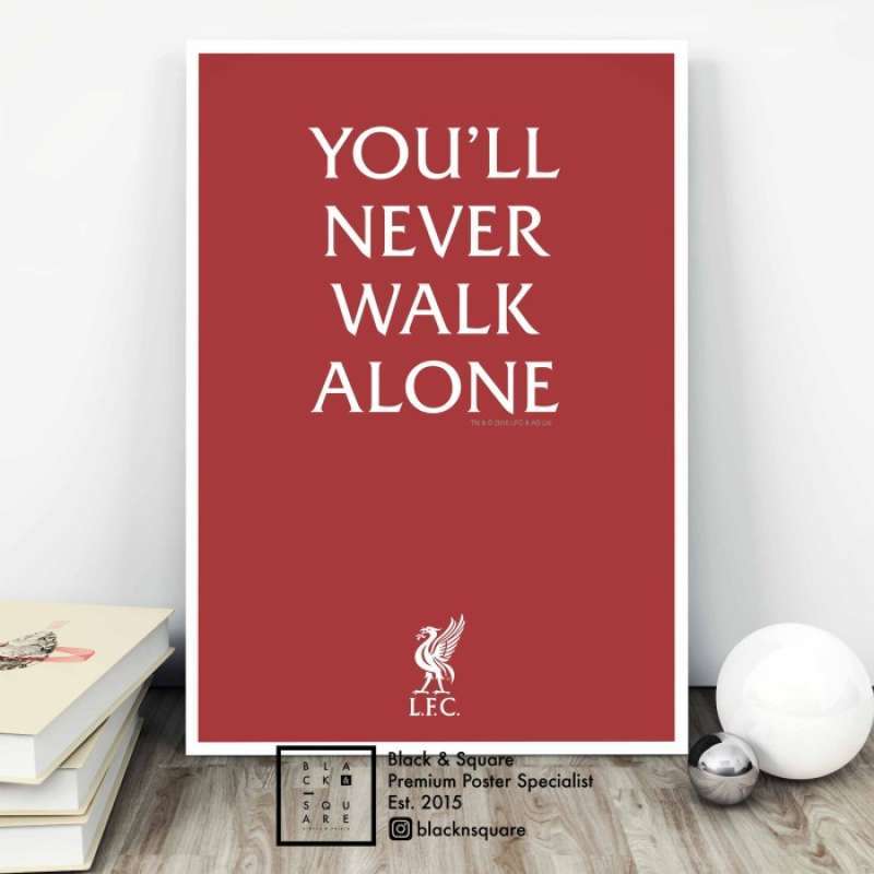 Promo PREMIUM POSTER - LIVERPOOL LFC YNWA - BORDERLESS FRAME 30X42CM ...