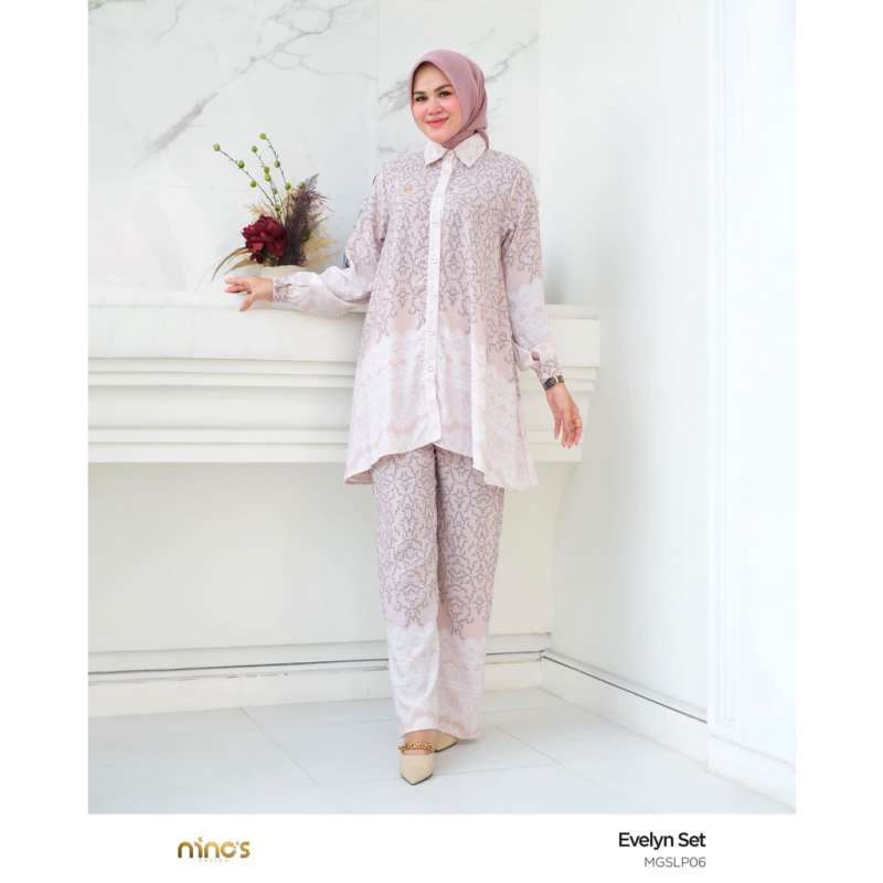 Jual EVELYN Set BY NINOS DESIGN - Grey di Seller Nino's Design Official ...