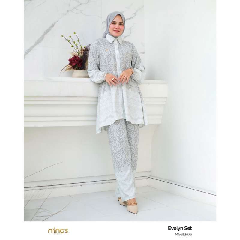 Jual EVELYN Set BY NINOS DESIGN - Grey di Seller Nino's Design Official ...