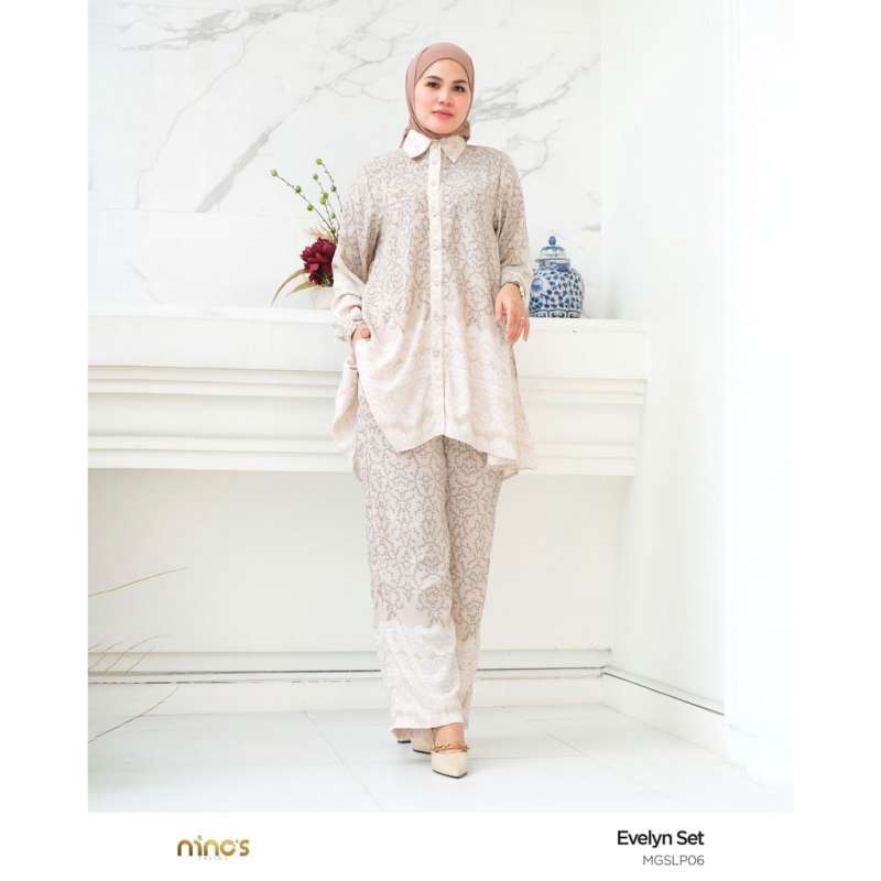 Jual EVELYN Set BY NINOS DESIGN - Grey di Seller Nino's Design Official ...