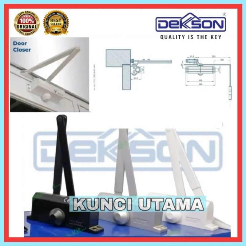 Promo door closer dekson DELUXE HO penutup pintu hidrolik hold open ...