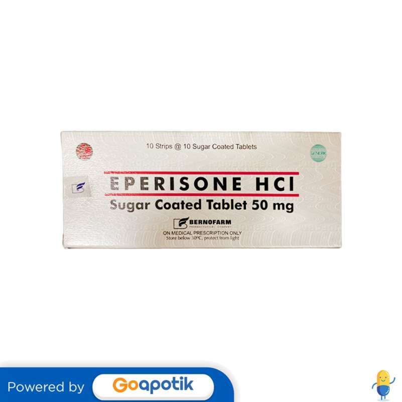 Jual Eperisone Hydrochloride Bernofarm 50 Mg Box 100 Tablet Di Seller ...