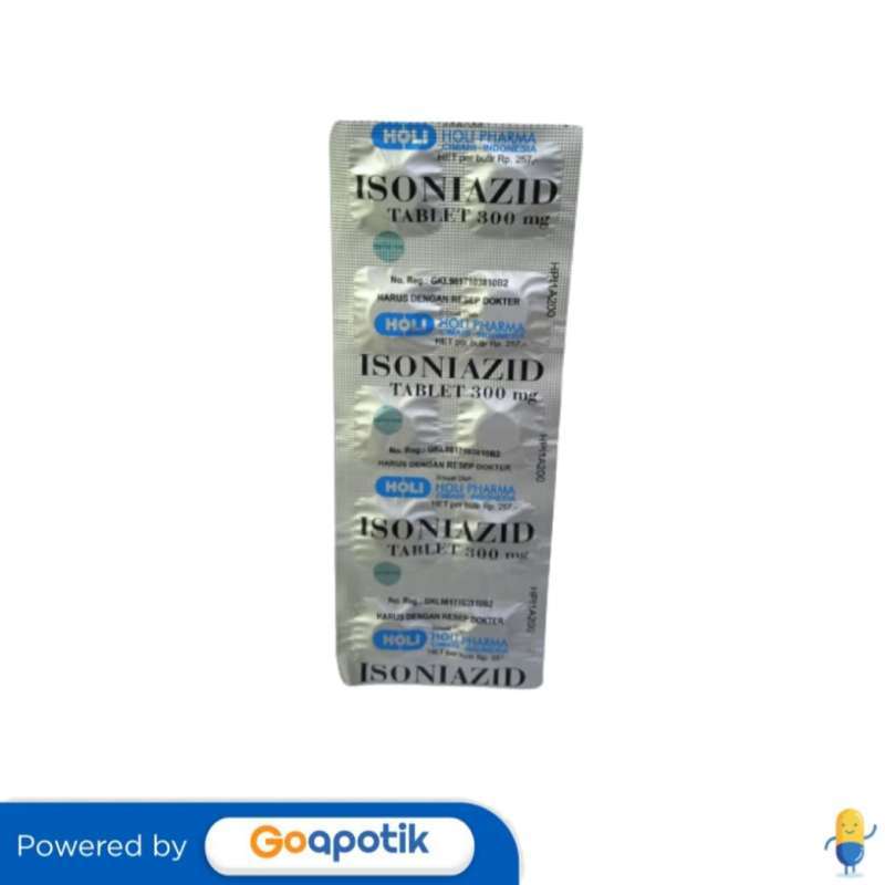 Jual Isoniazid Holi 300 Mg Strip 10 Tablet Di Seller Apotek Ikifa ...