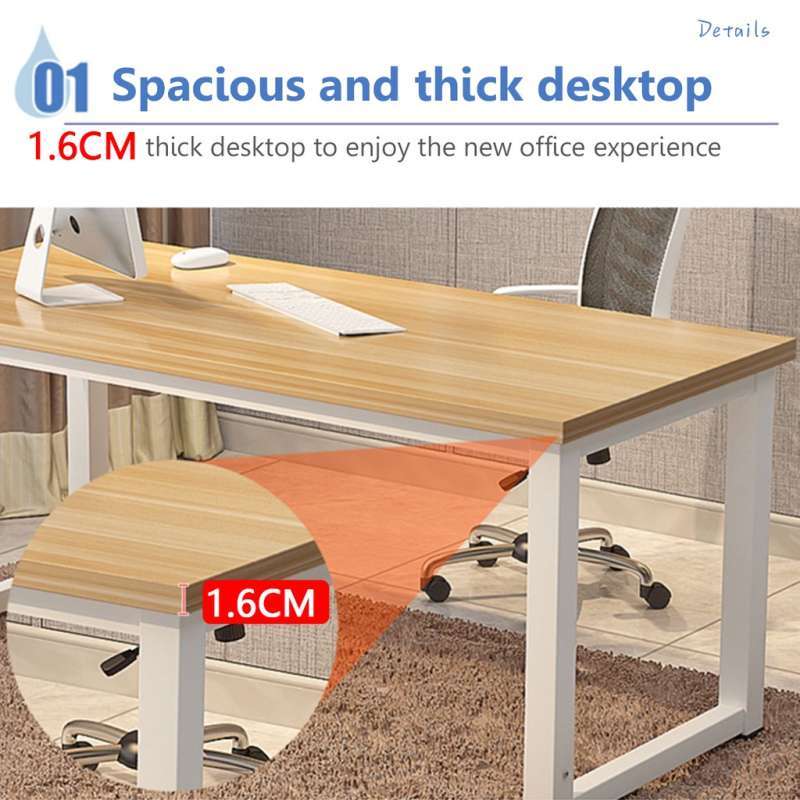 Promo Meja Makan-140CM Meja Kerja-Meja - 80CM-Kuning Diskon 52% di ...