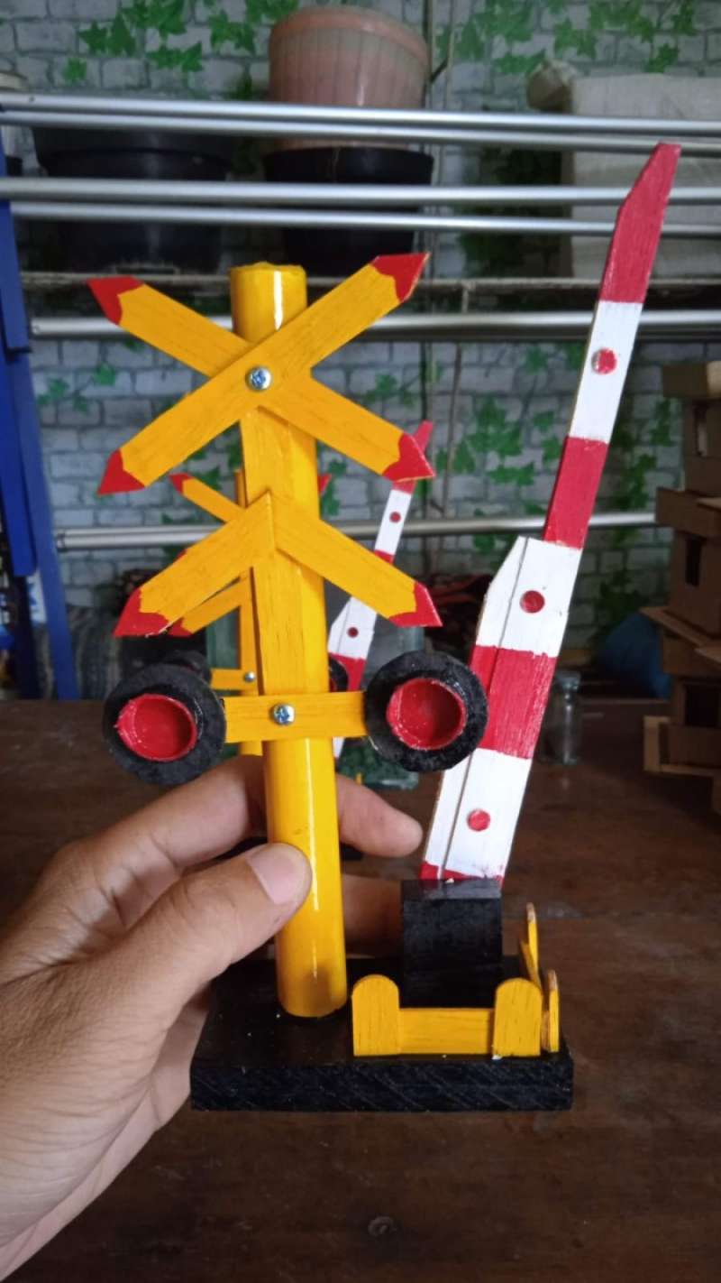 Promo Palang Pintu Kereta Api Miniatur Diskon 9 Di Seller Alenila