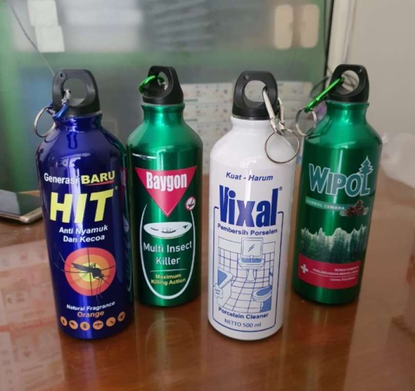 Promo [baygon] Botol Sport Carabiner 500ml Tumbler Unik Cetak Custom ...