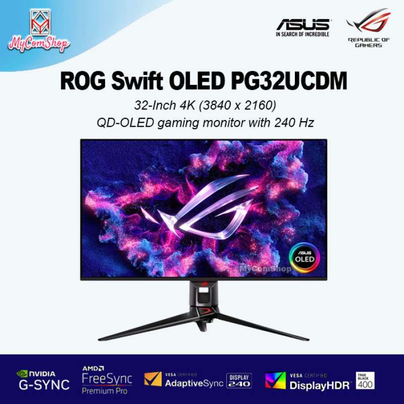 Jual Asus Rog Swift Oled Pg32ucdm Gaming Monitor 32 4k 240hz Di Seller Mycomshop - Sunter Agung ...