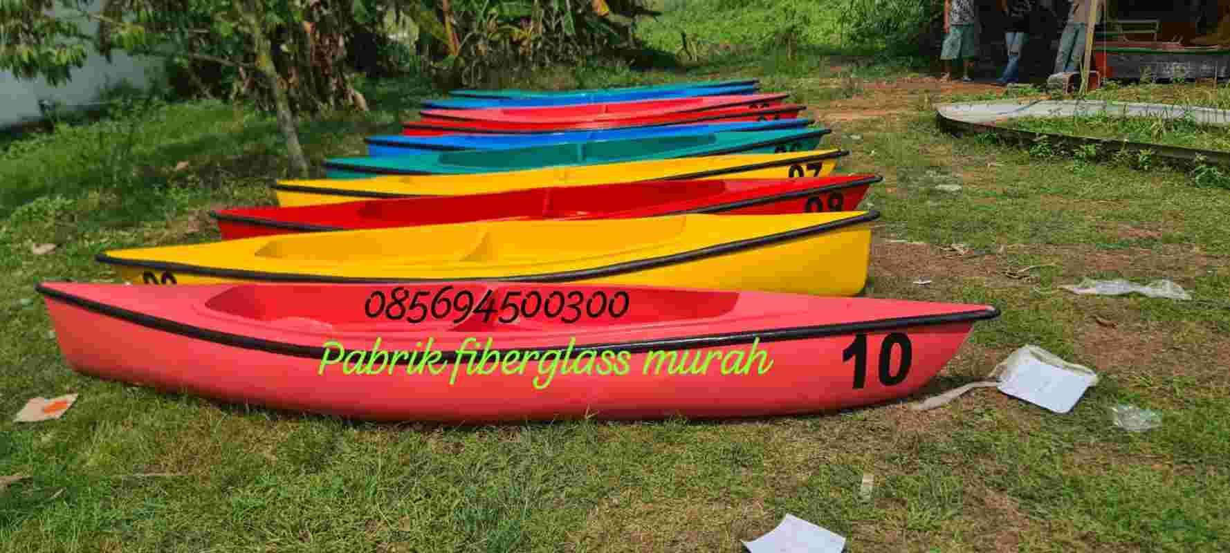 Jual Perahu Wisata Air/kano Termurah/peroduksi Kano Fiber Untuk 2 Orang ...